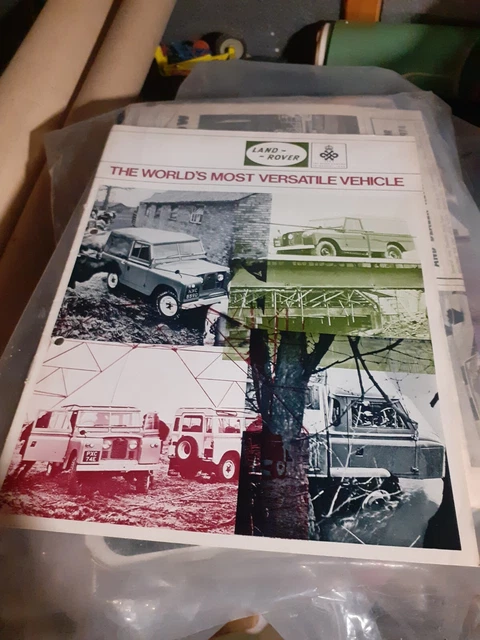 LAND ROVER SERIES 2a Original Vintage Sales Brochure British Leyland ...