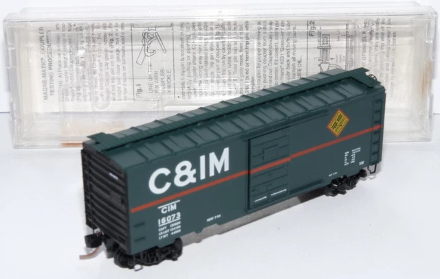 MICRO-TRAINS 20476 N ++ 40’ Güterwagen #16073 der Chicago C&IM in OVP ...