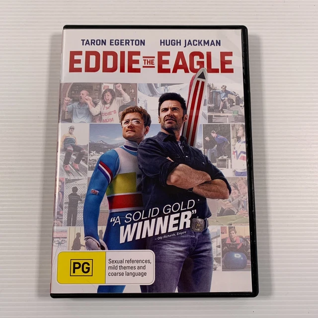 EDDIE THE EAGLE (DVD, 2016) Hugh Jackman Taron Egerton Region 4 £2.74 ...