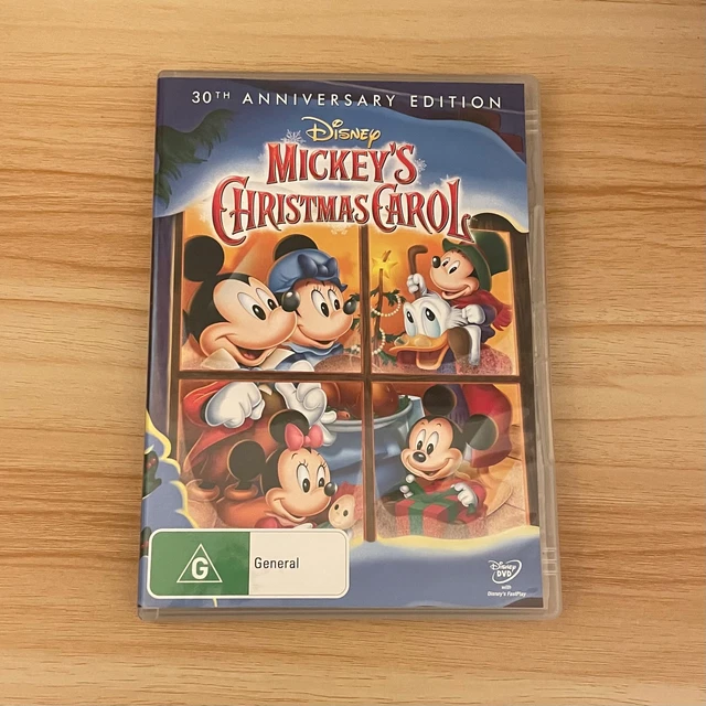 MICKEY'S CHRISTMAS CAROL 1983 DVD 30th Anniversary Edition Region 4 ...