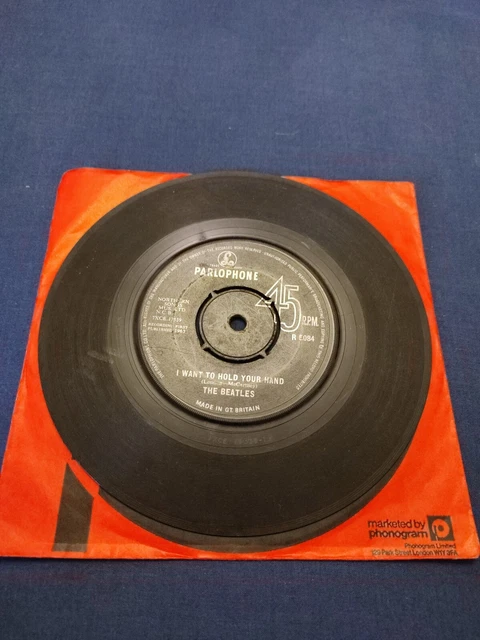 1964 The Beatles I Want To Hold Your Hand 7 Vinyl Record Single Uk £5