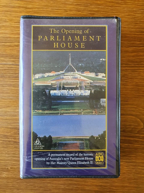 THE OPENING OF Parliament House - VHS - Video Tape - ABC 1988 $16.90 ...