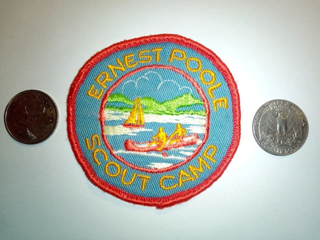 1970S BOY SCOUTS Canada Ernest Poole Scout Camp Patch Badge Crest $19. ...