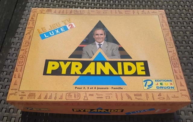 JEU PYRAMIDE VERSION luxe France 2 TV Druon 1996 Patrice Laffont ...