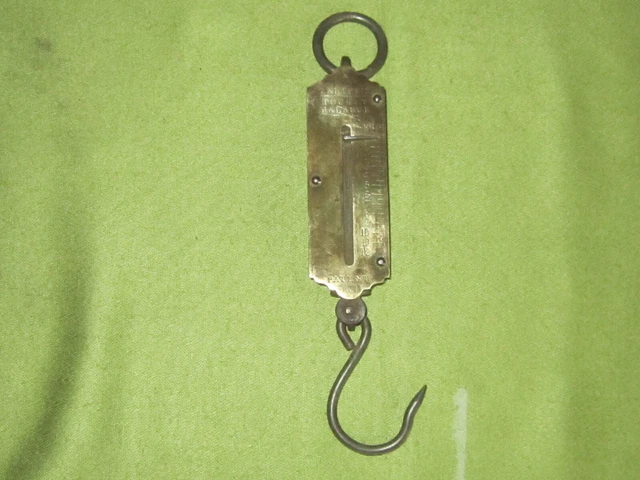 OUTIL ANCIEN, ANCIENNE balance 12 KILOS pocket, peson, SALTER'S ...