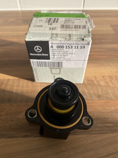 A0001531159, ORIGINAL MERCEDES, turbocharger thrust air valve, W204 ...