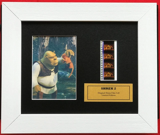 SHREK 2 ORIGINAL 35mm Film Cells Memorabilia (white) + COA £32.99 ...