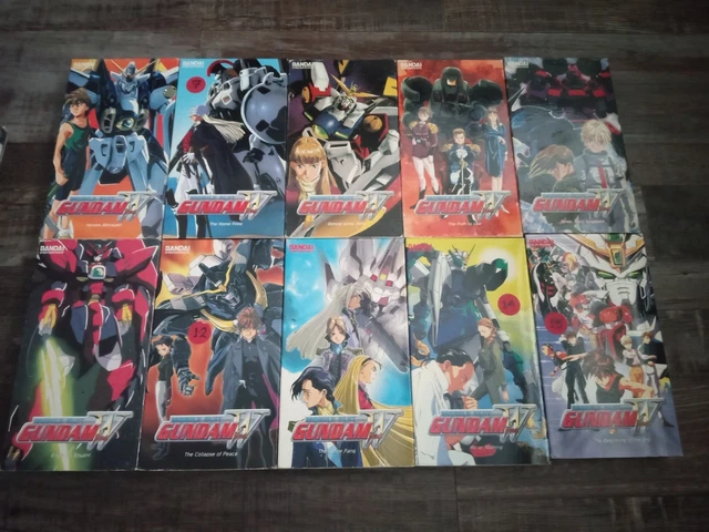 MOBILE SUIT GUNDAM Wing VHS lot 1655 - 1664 Lot Of 10 Tapes $149.99 ...