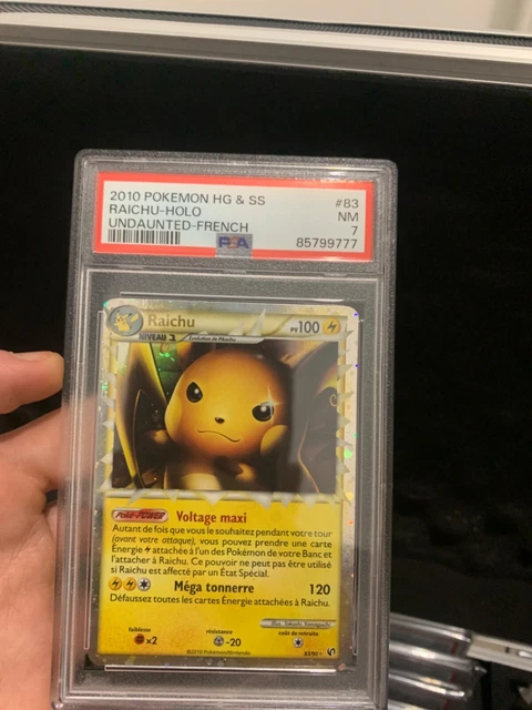 RAICHU PRIME 83/90 holo PSA 7 FR NM HGSS 2010 EUR 80,00 - PicClick FR