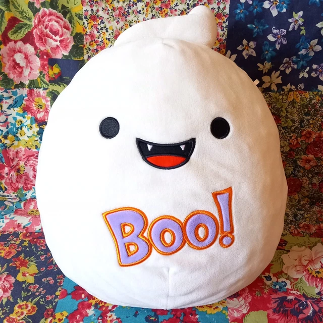 SQUISHMALLOW 12& GRACE The Ghost Boo! White Soft Toy Plush Kellytoy £15 ...