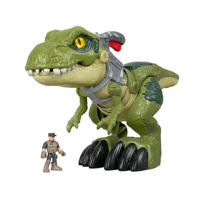 FISHER-PRICE IMAGINEXT JURASSIC World Mega Mouth T-Rex Chomping Toy ...