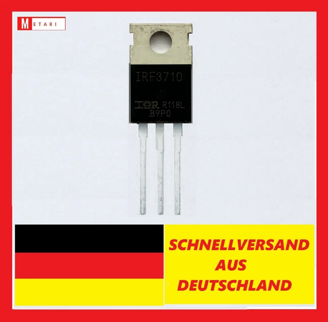 IRF3710 TRANSISTOR 100V 57A 200W N-MOSFET EUR 1,69 - PicClick DE