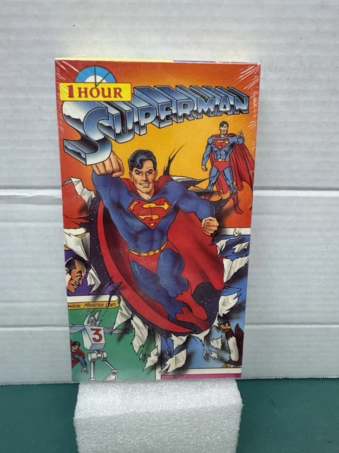 SUPERMAN CARTOON KIDS KLASSICS 1992 VHS 1 Hour Cartoons VG - Vintage ...