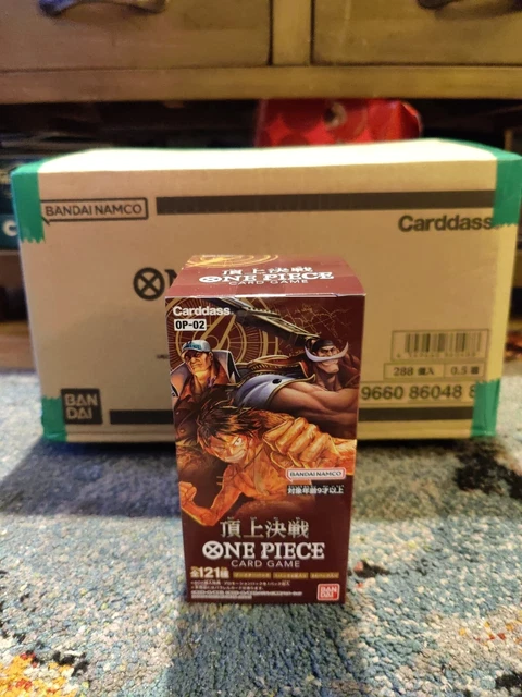 ONE PIECE OP-02 Japanese Summit Battle/Paramount War Booster Box UK ...