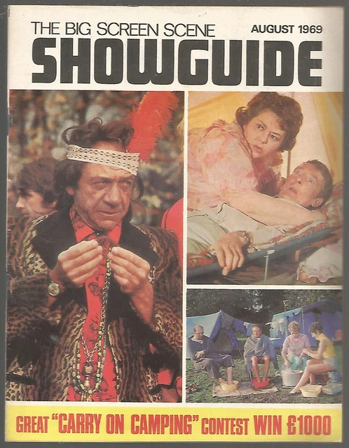 SHOWGUIDE AUGUST 1969 Carry On, Clint Eastwood Good Condition £5.95 - PicClick UK