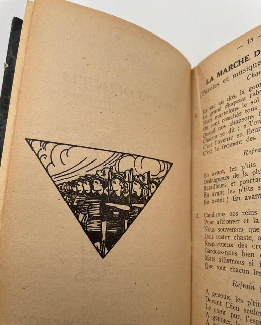 HARDIS! LIVRE SCOUT (chansonnier) dont Hergé Ed. Unité Saint Louis 1942 ...