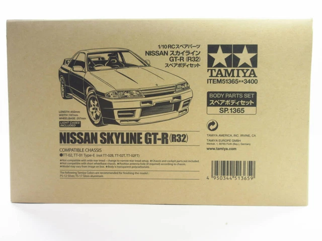 R32 SPARE BODY Tamiya Sp.1365 Nissan Skyline Gtr Gt-R Item 51365 Rc 1/ ...