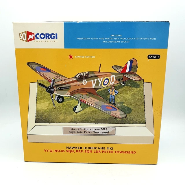 CORGI AN32011: HAWKER Hurricane Mk1: 50th Anniversary Model Diecast ...