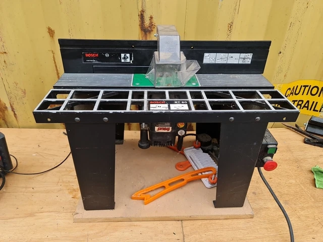 BOSCH RT60 ROUTER Table With Freud Ft2000Vce 1/2 Inch Router £130.00 ...