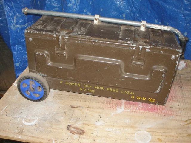 BRITISH ARMY METAL Ammo Box Tool storage box. £10.00 - PicClick UK