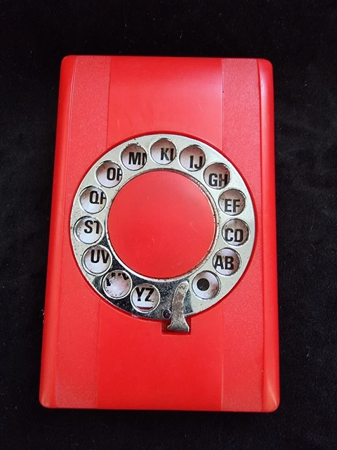 VINTAGE RETRO 1970S rotary dial pop up Telephone index slight damage £ ...