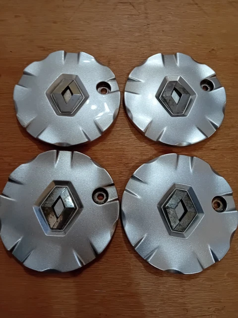 SET OF RENAULT Clio Alloy Wheel Centre Caps x4 Genuine Mahonia £25.00 ...
