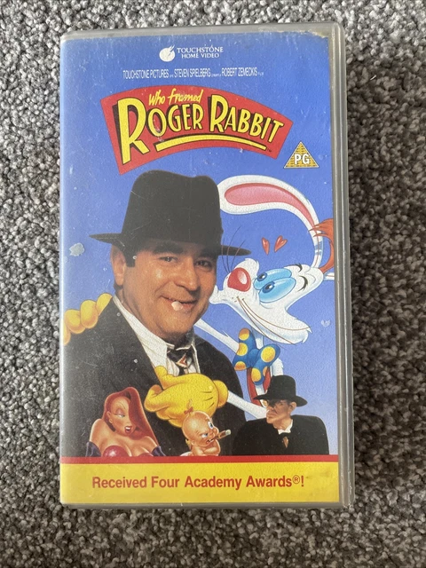 WHO FRAMED ROGER Rabbit VHS Video Cassette Tape, 1990. Vintage £6.00 ...