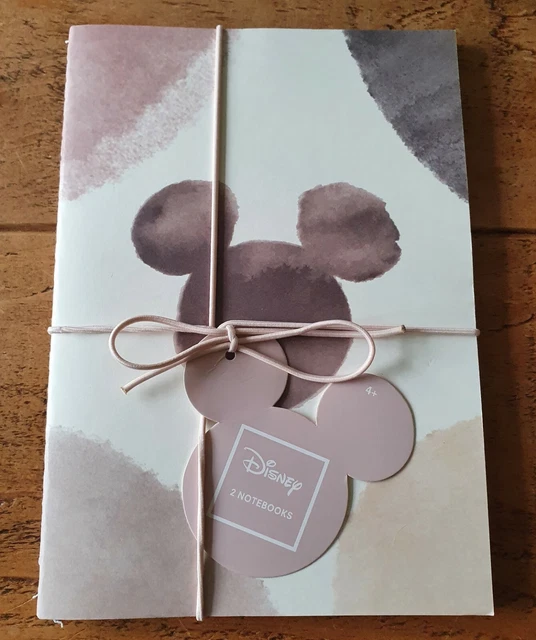 DISNEY MICKEY MOUSE 2x Exercise book Notebooks pad, New A5 lined paper ...