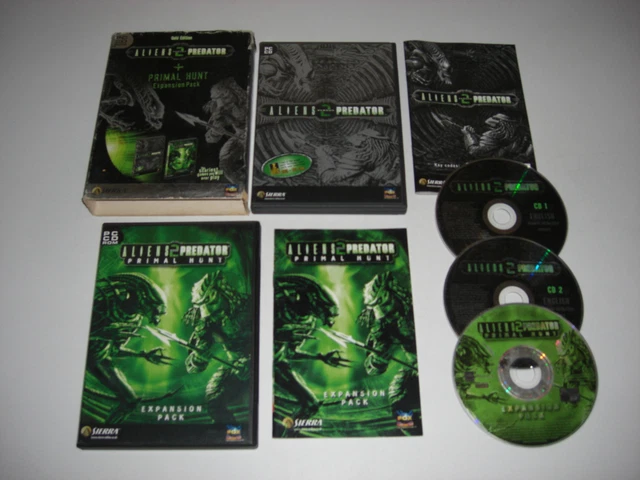 ALIENS VERSUS VS PREDATOR 2 GOLD EDITION Pc inc base AVP 2 game ...