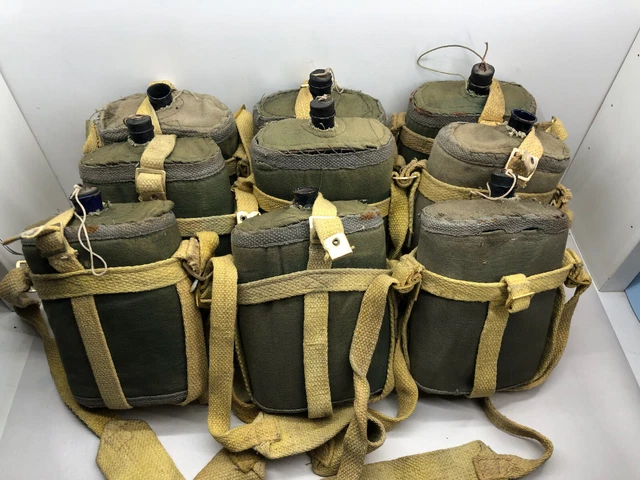 BRITISH ARMY WW2 Reenactment Water Bottle & Harness Set - Indian Army £ ...