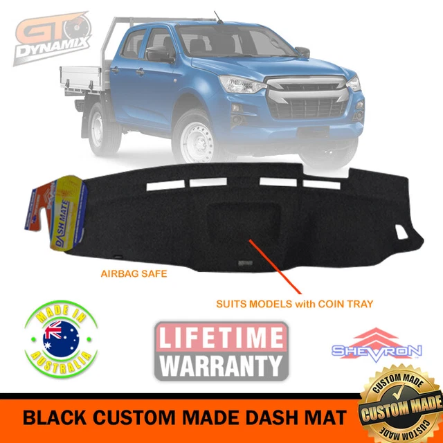 BLACK DASH MAT ISUZU D-MAX + COIN TRAY 7/2020-2024 SX + High Ride ...