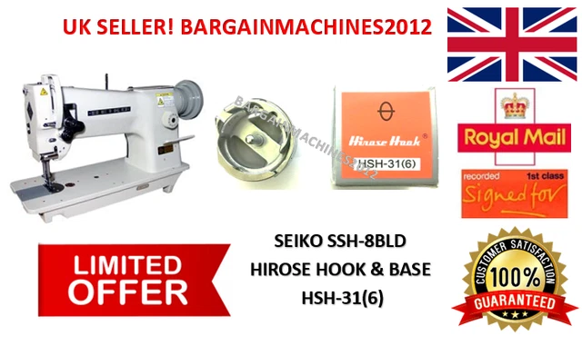 SEIKO STH-8BLD WALKING Foot Hirose Hook&Base Hsh-31(6)Industrial Sewing Machine £149.99 ...