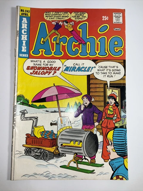 ARCHIE #243 (1975) by Archie Comics 🔥🔥🔥 £1.72 - PicClick UK