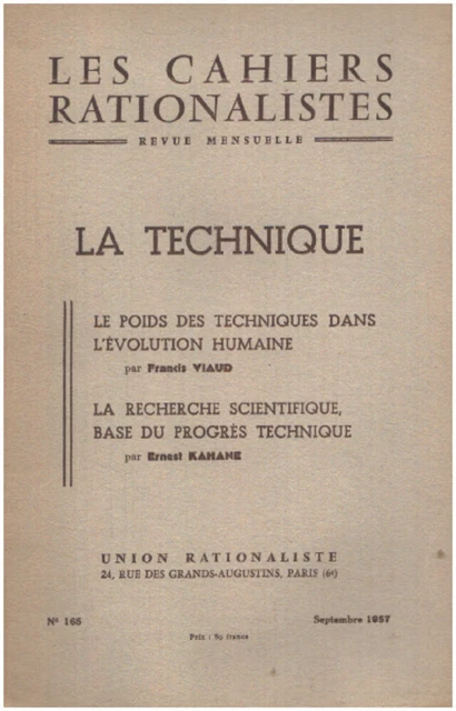 LE POIDS DES techniques dans l'évolution humaine - la recherche ...