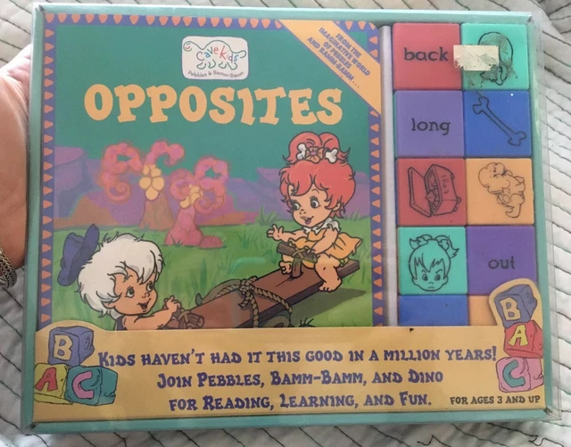 PEBBLES & BAMBAM 90s 1997 USA Vintage Flintstones Kids Game Hanna ...