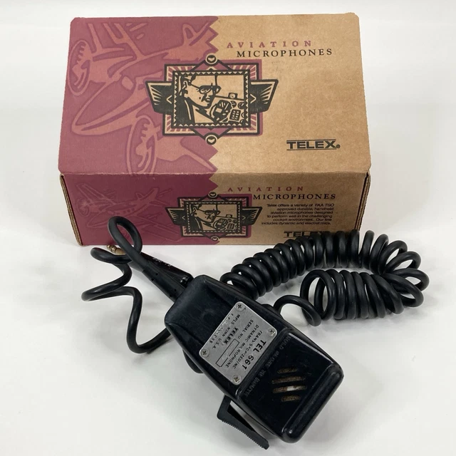 TELEX TEL-66T TRANSISTORIZED Noise Cancelling Dynamic Microphone in Box ...