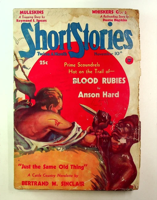SHORT STORIES PULP Nov 10 1934 Vol. 149 #3 FR/GD 1.5 £27.71 - PicClick UK