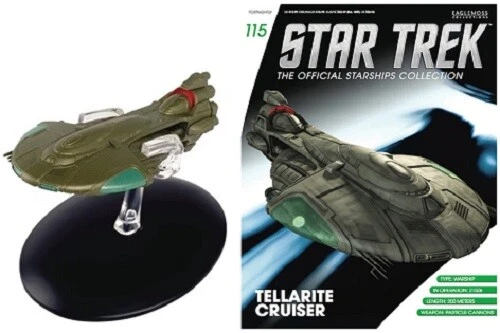 STAR TREK STARSHIPS Collection Magazine & Model #115 Tellarite Crusier ...