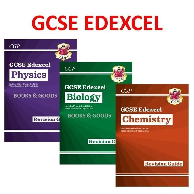 GCSE EDEXCEL BIOLOGY Chemistry Physics Revision Guide Triple Science ...