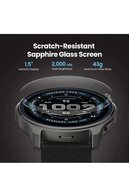 AMAZFIT BALANCE 2 Smart Watch 47mm 1.5" AMOLED Sapphire Glass - SEALED ...