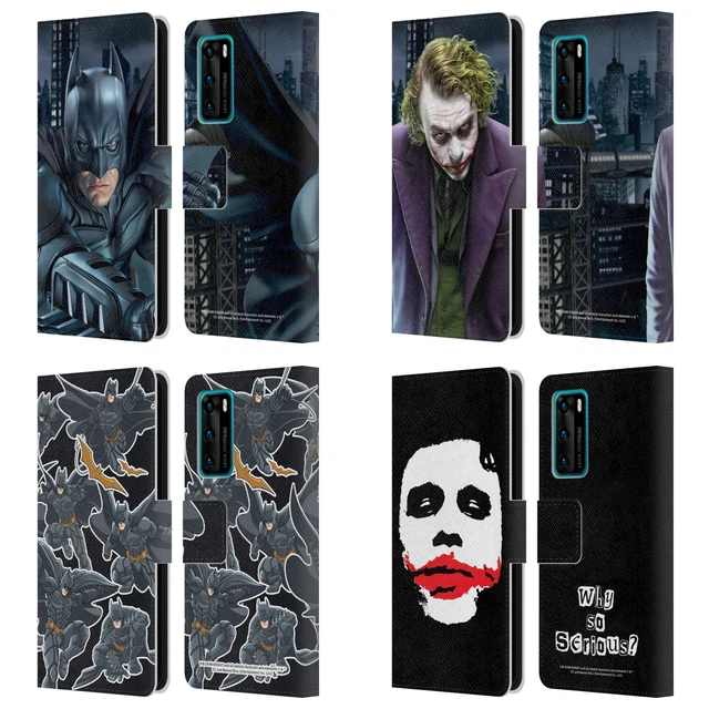 OFFICIAL THE DARK Knight Character Art Leather Book Case For Huawei ...