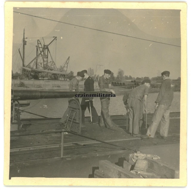 ORIG. FOTO U-BOOT U-504 im Hafen- Schiff Submarine Uboot 1941 EUR 7,99 ...