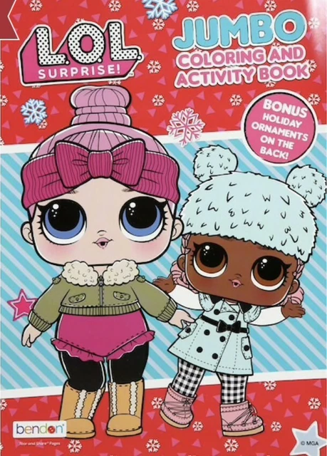 LOL SURPRISE DOLLS GIGANTIC Coloring Activity Book Jumbo Giant lol-surprise-dolls-gigantic-coloring-activity-book-jumbo-giant
