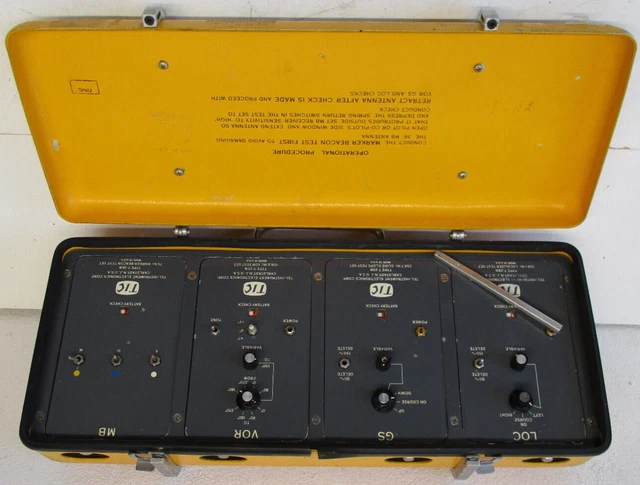TEL-INSTRUMENTS TIC T-30B VOR/ILS Ramp Test Set für Sammler RAR (LS-815 ...