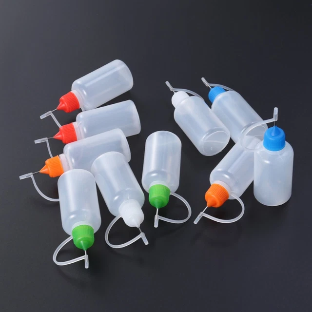 10 PCS APPLICATOR Bottle Fine Tip Glue for Quilling Liquid Crafts £11. ...