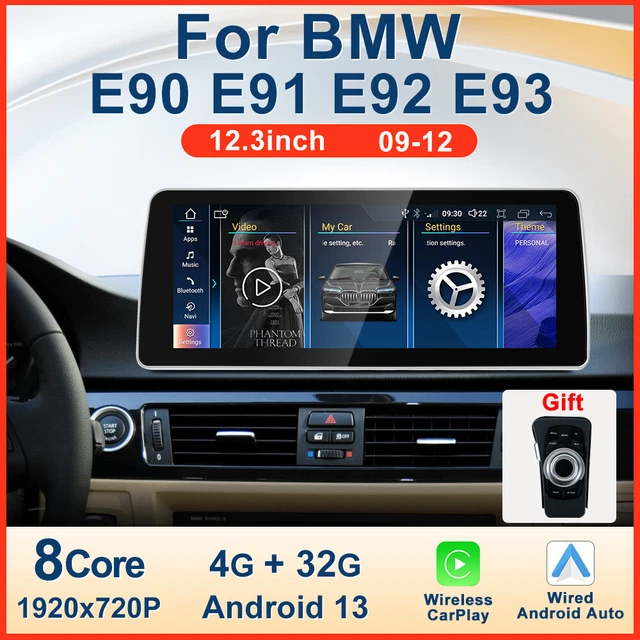 12.3& ANDROID 13 Screen Display CarPlay Radiofor BMW E90 E91 E92 E93 2009-2012 $373.05 - PicClick CA