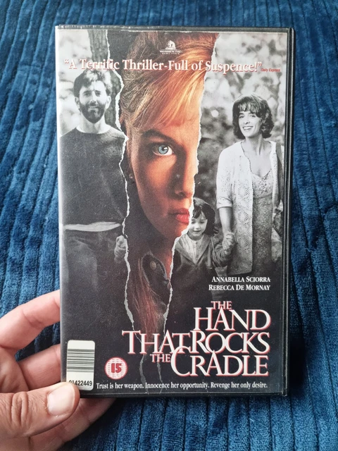 THE HAND THAT Rocks The Cradle Vhs Video Big Box Ex-Rental Freepost £4. ...