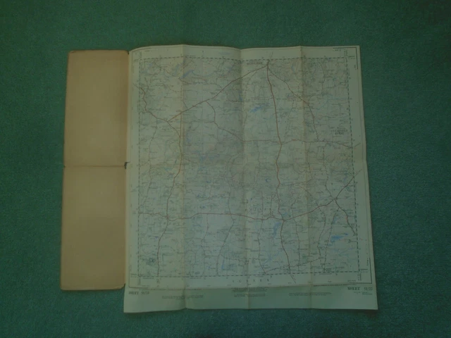 RARE ORDNANCE SURVEY 2.5" Map 51/22 Cowfold 1948 Bolney, Ansty, Lower ...
