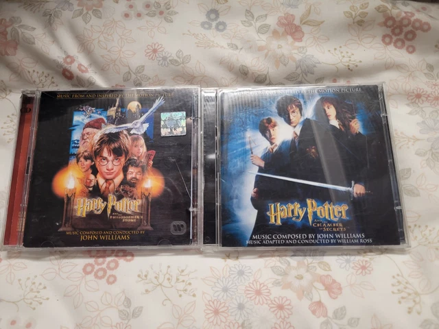 HARRY POTTER TWO Double Music CDs from Philosopher's Stone & Chamber of ...