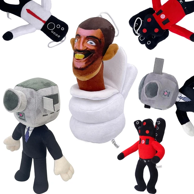 SKIBIDI TOILET PLUSH Toy Cameraman TV Man Speaker Man Stuffed Doll Gift ...